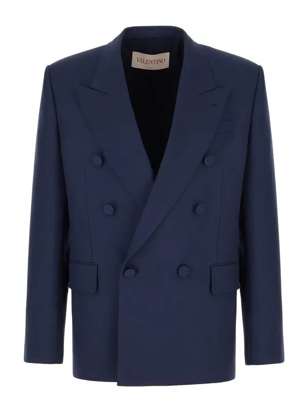 Valentino Garavani Double Breasted Blazer - Multicolor