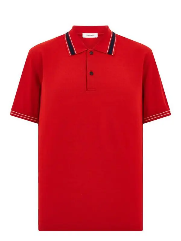 FERRAGAMO Polo Shirts - Red
