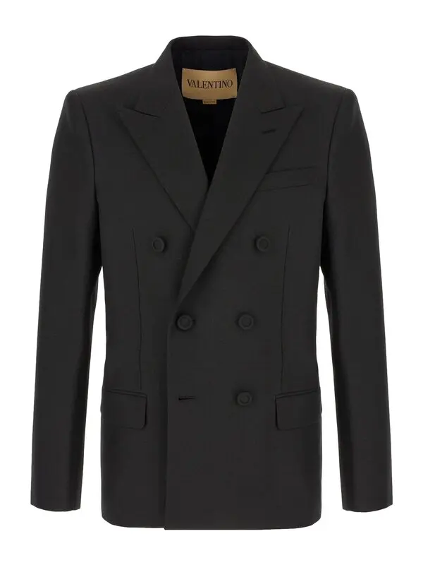 Valentino Garavani Double Breasted Blazer - Multicolor