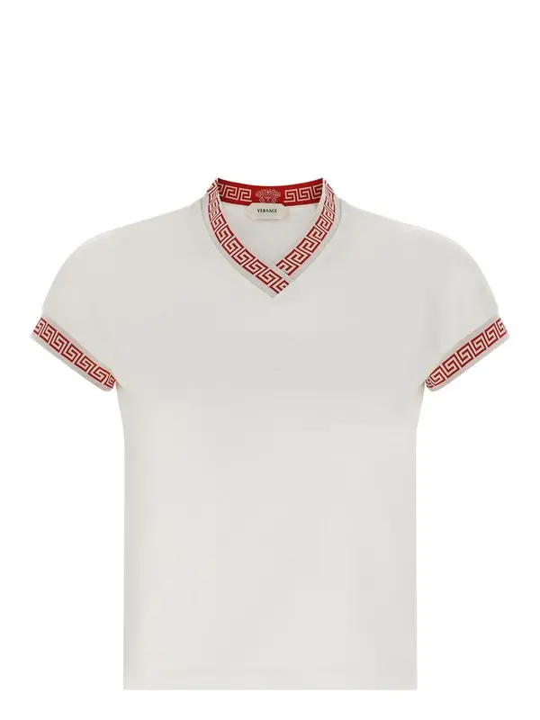 Versace Greca And Medusa T-shirt - Red
