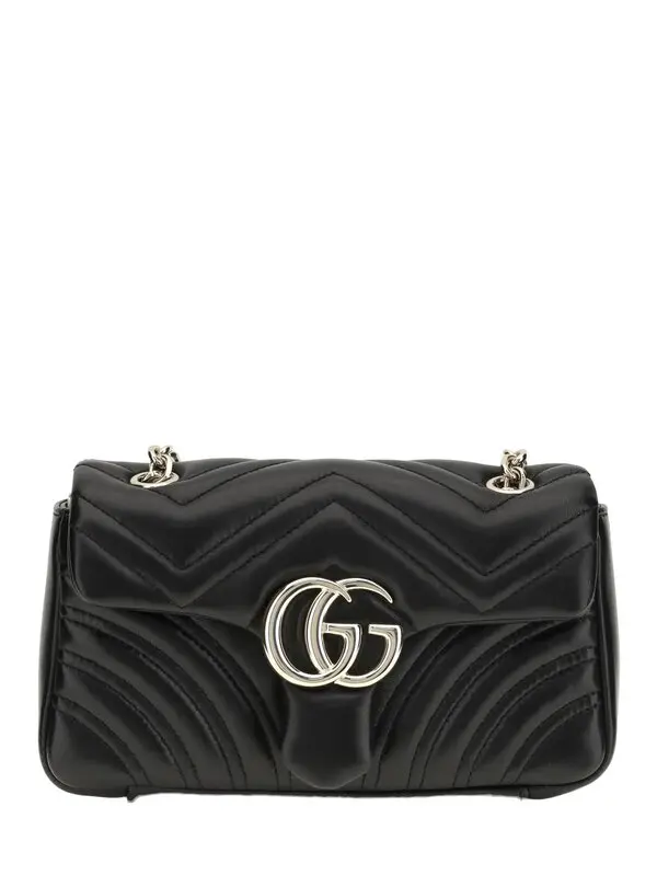 Gucci Gg Marmont Small Shoulder Bag - Black