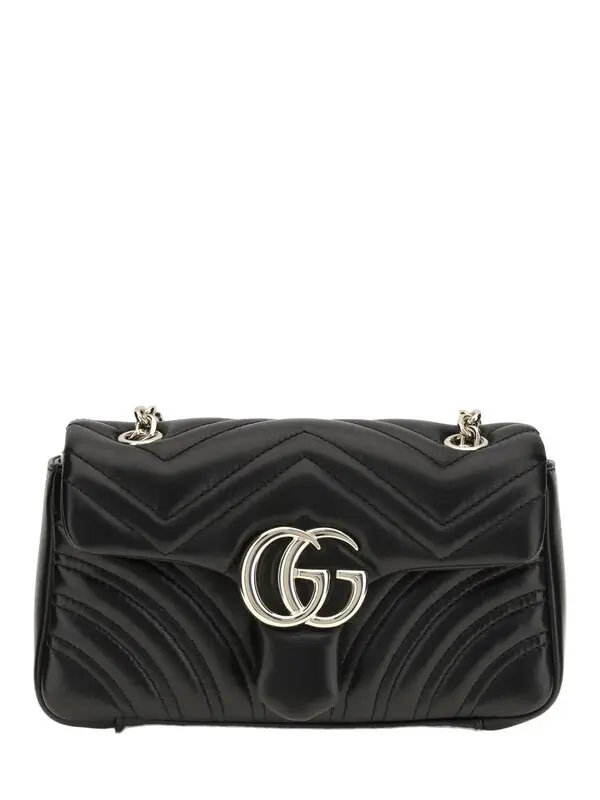 Gucci Gg Marmont Small Shoulder Bag - Black