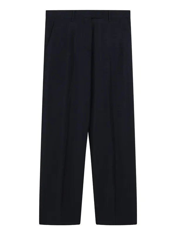 Miu Miu Wool-blend Trousers - Blue