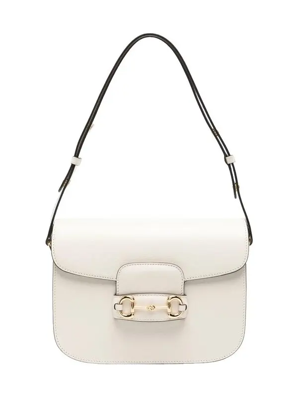Gucci Leather Shoulder Bag - White