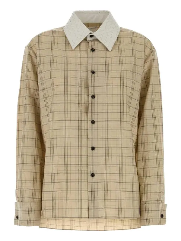 Bottega Veneta Embroidered Wool Shirt - Multicolor