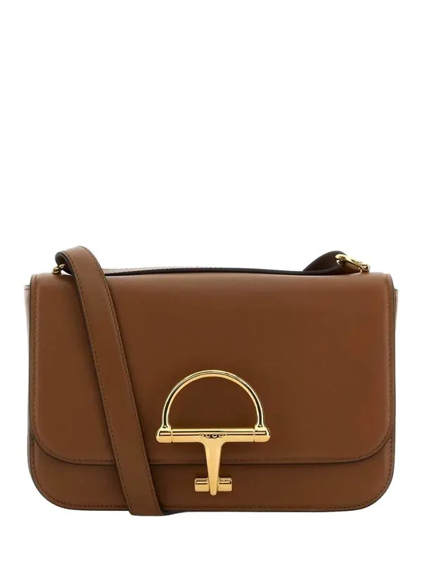 Gucci Leather Siena Shoulder Bag - Brown