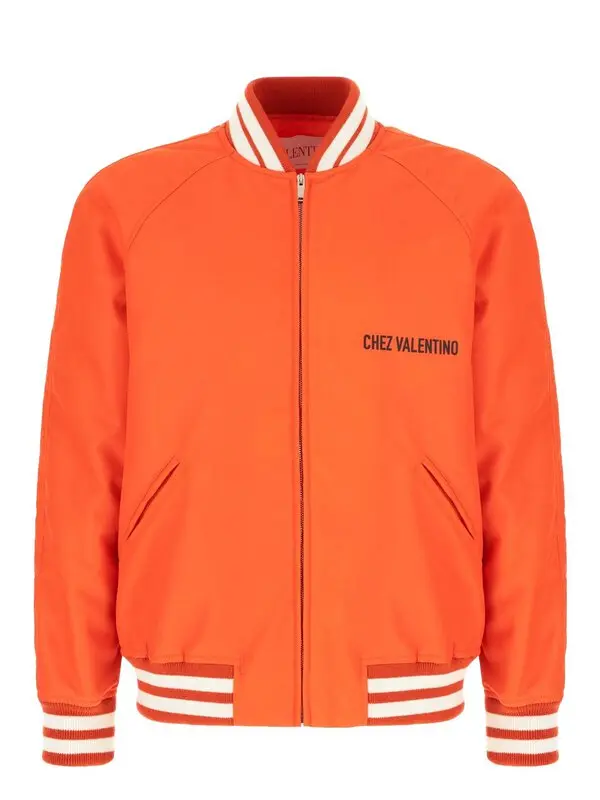 Valentino Garavani Logo Bomber Jacket - Multicolor