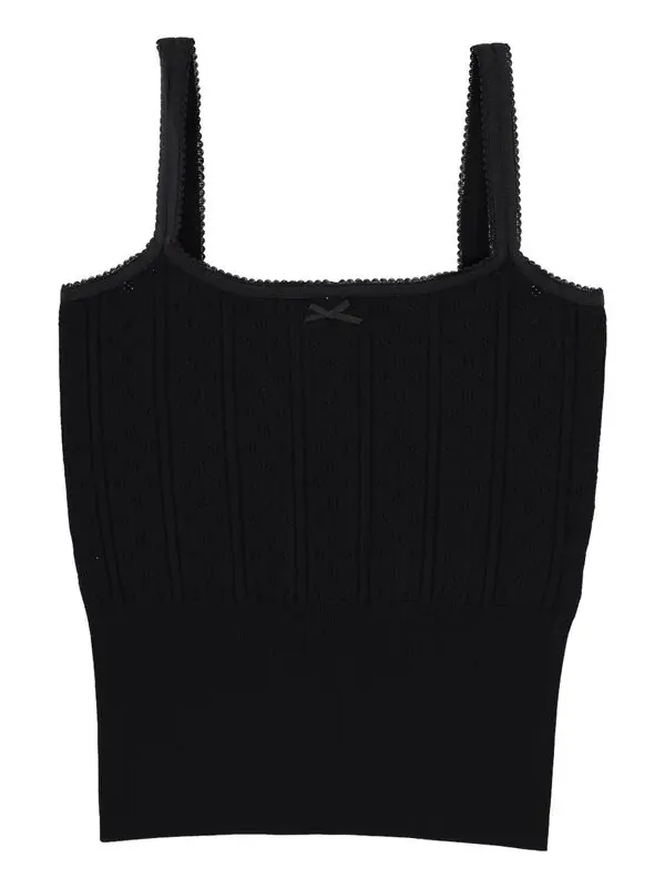 JW Anderson Top With Bow - Black