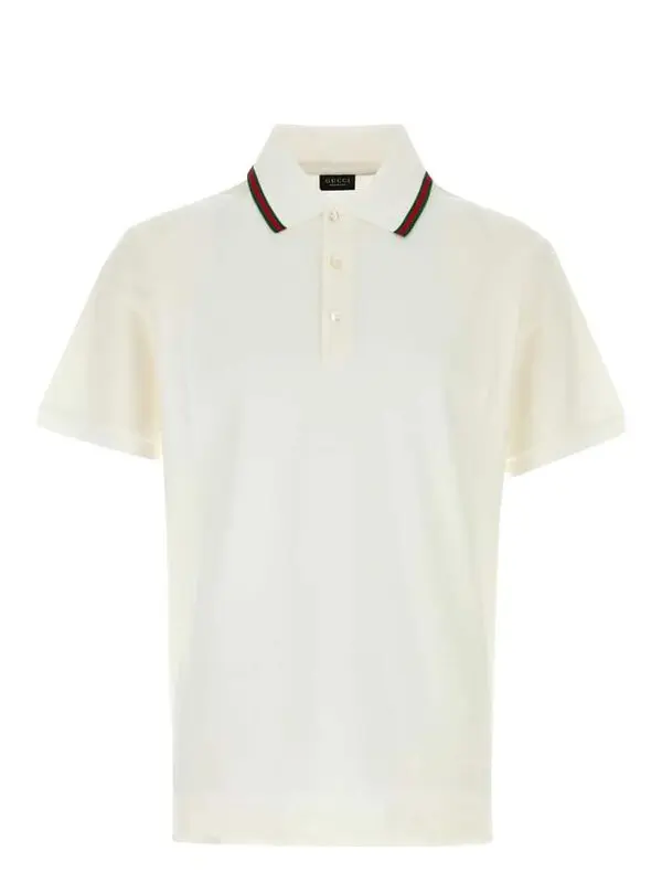 Gucci Polo Shirts - White