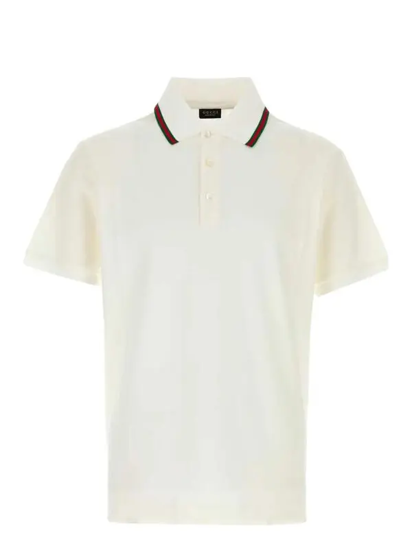 Gucci Polo Shirts - White