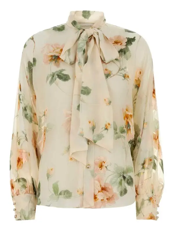 Zimmermann Embroidered Viscose Blend Carousel Shirt - Multicolor