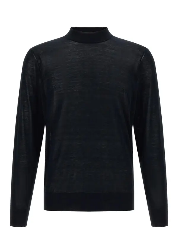 Brunello Cucinelli Silk And Cotton Sweater - Blue