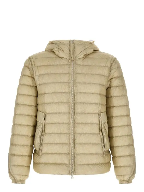C.P. COMPANY Goggle Down Jacket - Cream