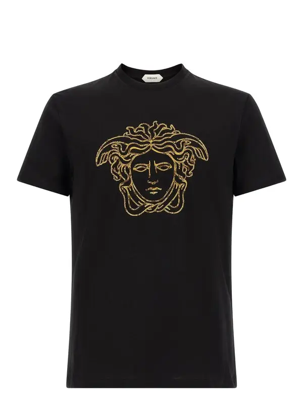 Versace Medusa' T-shirt - Black