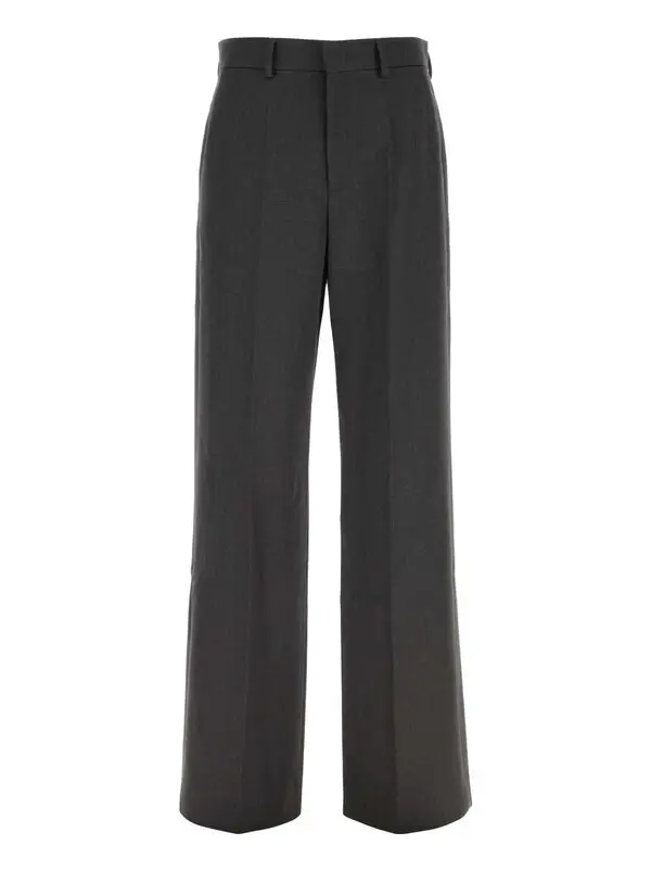 Valentino Garavani Charcola Wool Pant - Gray