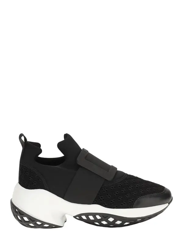 ROGER VIVIER Viv Run Sneakers - Black