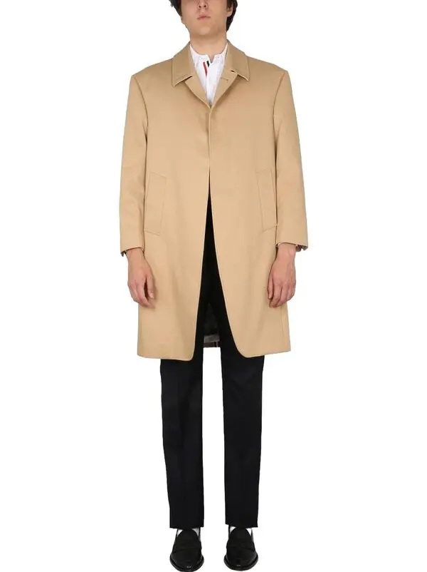 Thom Browne Cotton Coat - Brown