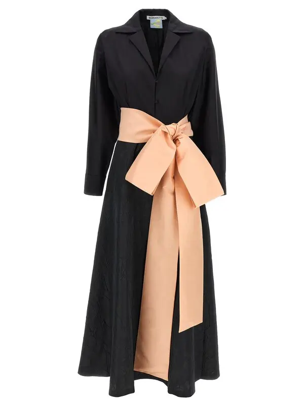 Bernadette Clarence Dress - Black