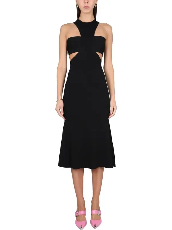 Alexander McQueen Dress With Harness - Black