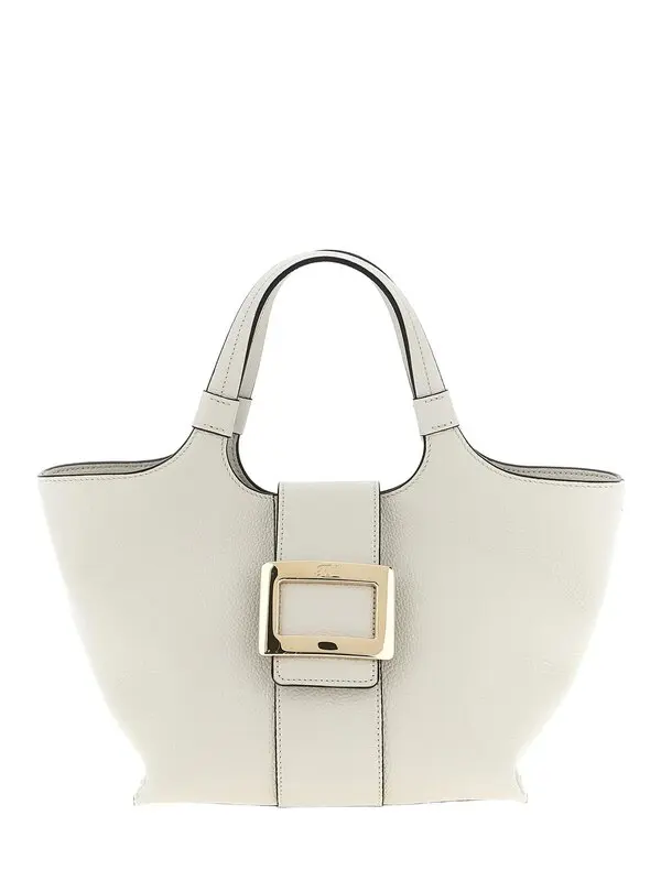 ROGER VIVIER Belle Vivier' Mini Shopping Bag - Gray
