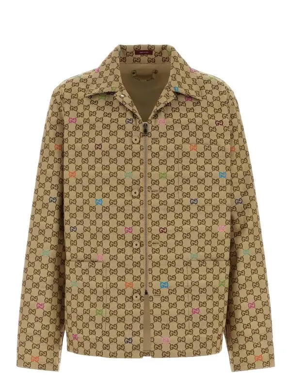Gucci Gg Fabric Jacket - Multicolor