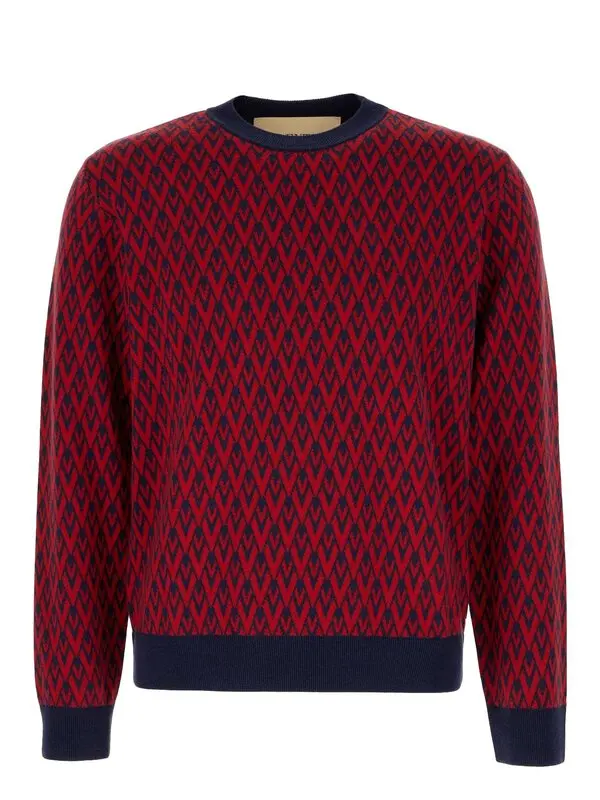 Valentino Garavani Geometric Pattern Knitwear - Multicolor