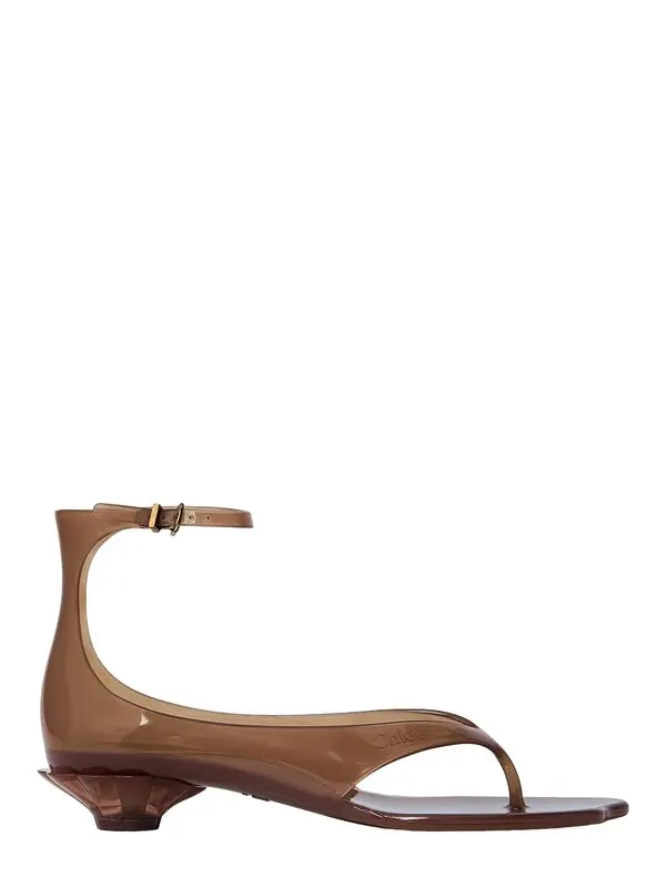 Chloé Jelly Sandals - Brown