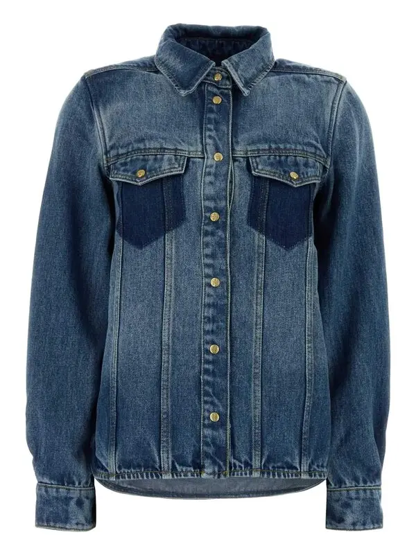 GANNI Denim Shirt - Blue
