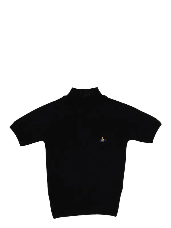 VIVIENNE WESTWOOD Wool Bea Top - Black