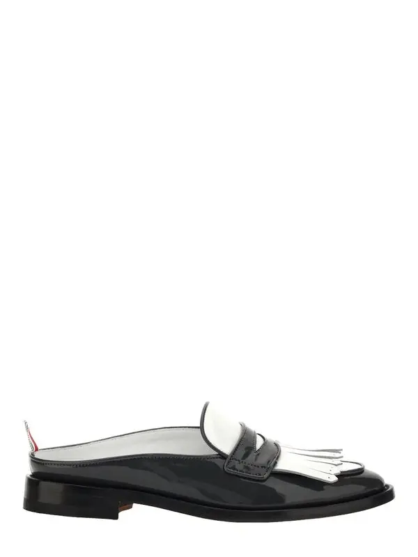 Thom Browne Kilt Varsity Loafers - Gray