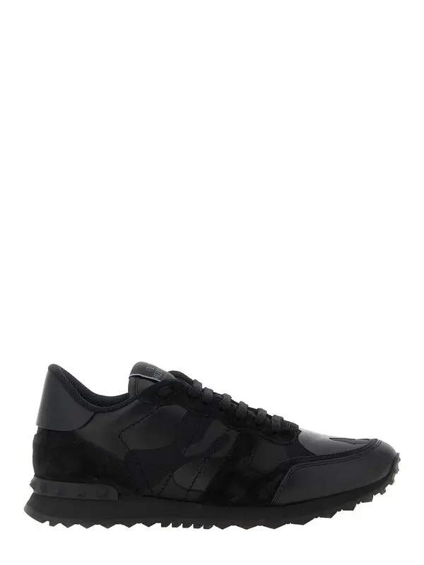 Valentino Garavani Rockrunner Sneakers - Black