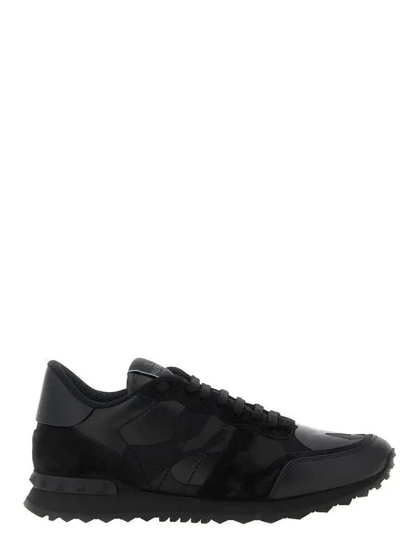 Valentino Garavani Rockrunner Sneakers - Black