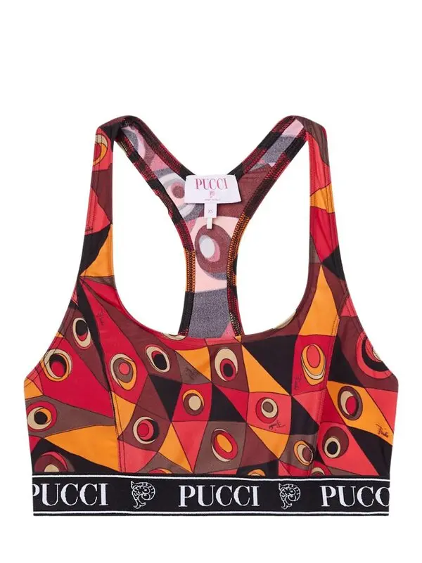 Emilio Pucci Printed Bralette - Multicolor