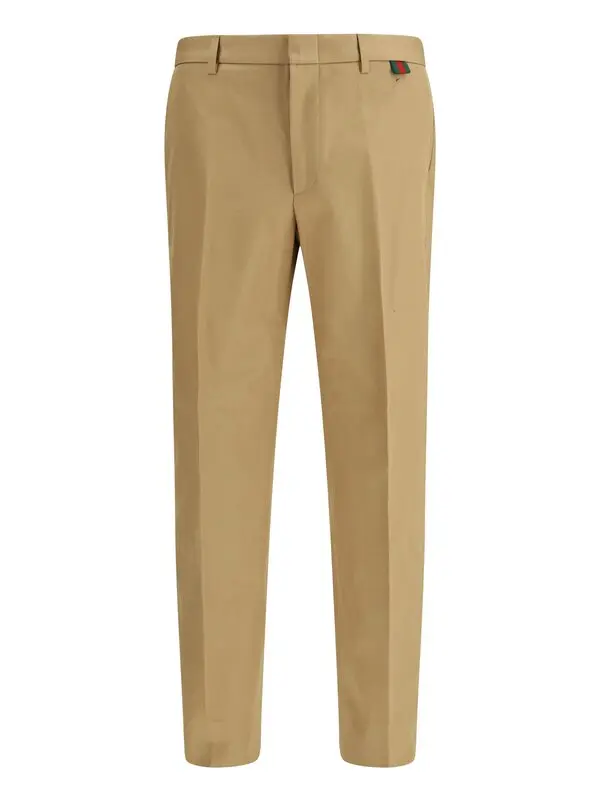 Gucci Cotton Pants - Cream