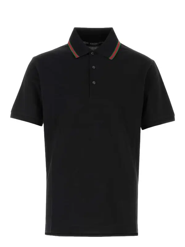 Gucci Polo Shirts - Black