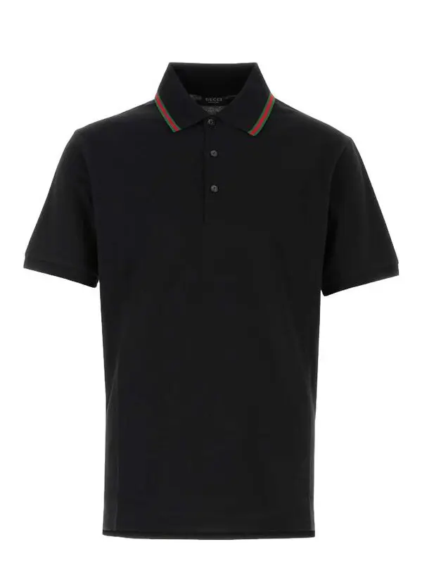 Gucci Polo Shirts - Black