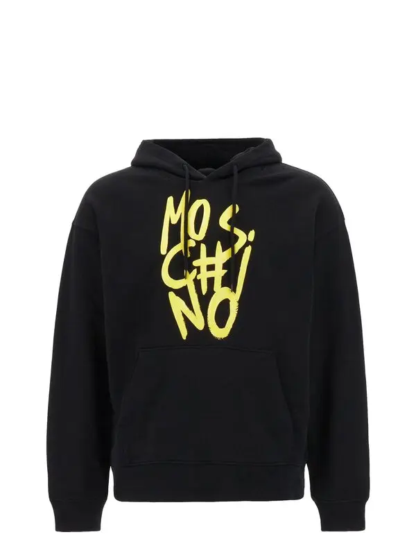 Moschino Graphic Logo Hoodie - Multicolor