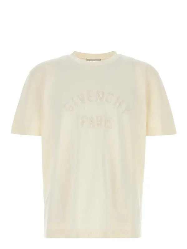 Givenchy Ivory Cotton T-shirt - White