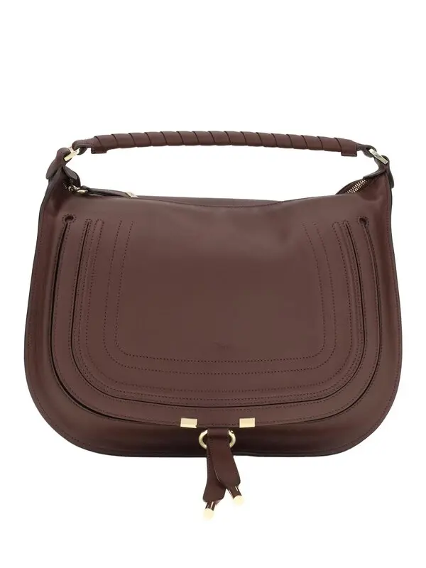 Chloé Marcie Shoulder Bag - Brown