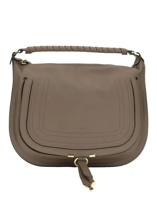 Chloé Marcie Shoulder Bag - Cream