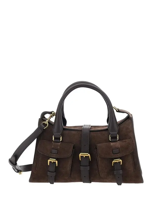 Mulberry Roxanne Suede Handbag - Multicolor