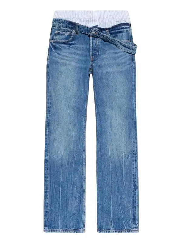 Alexander Wang Denim Straight-leg Jeans - Blue