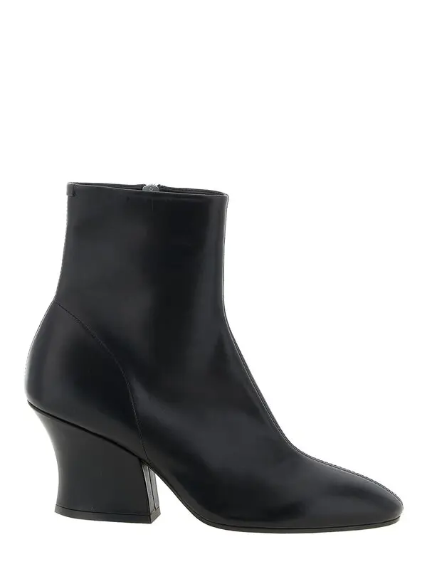 JIL SANDER Lune Ankle Boots - Black