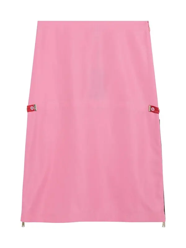 Fendi Technical Viscose Skirt - Pink