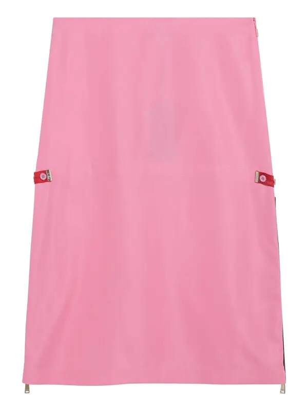 Fendi Technical Viscose Skirt - Pink