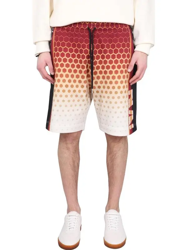 Dries Van Noten Printed Bermuda Shorts - Orange