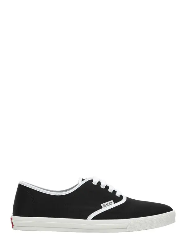 Prada Drill Fabric Sneakers - Black