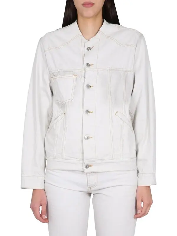 MAISON MARGIELA Denim Jacket - White