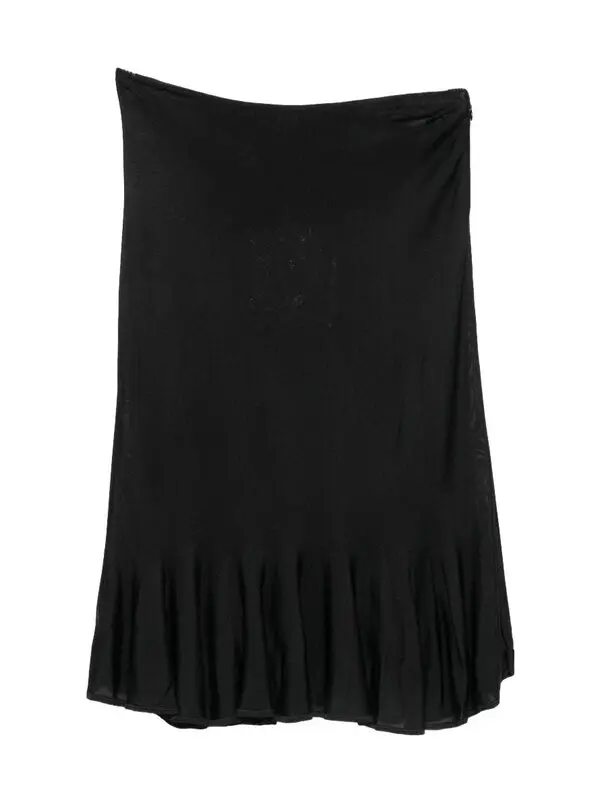 TOTEME Fluted Midi Skirt - Multicolor