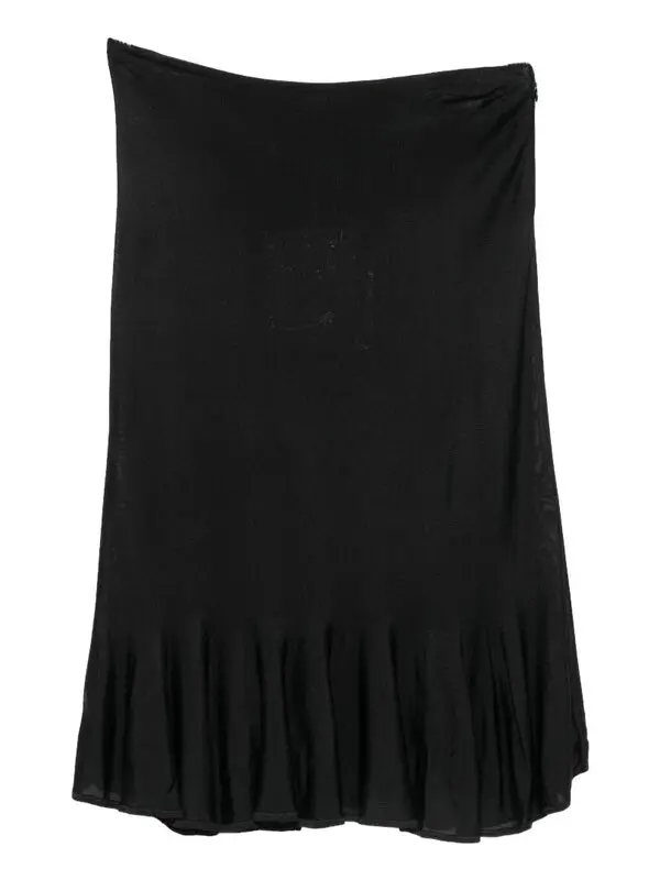 TOTEME Fluted Midi Skirt - Multicolor